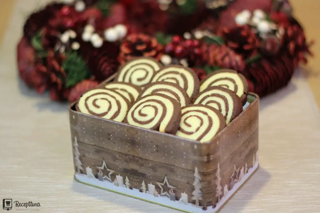 Crno bijeli keksi - Recepttura