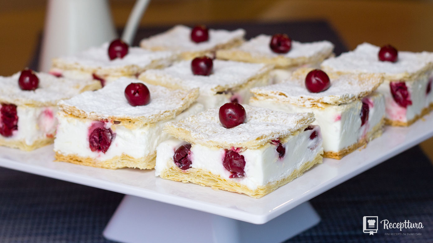 Jogurt kremšnite - recept za poznati kolač na drugačiji način