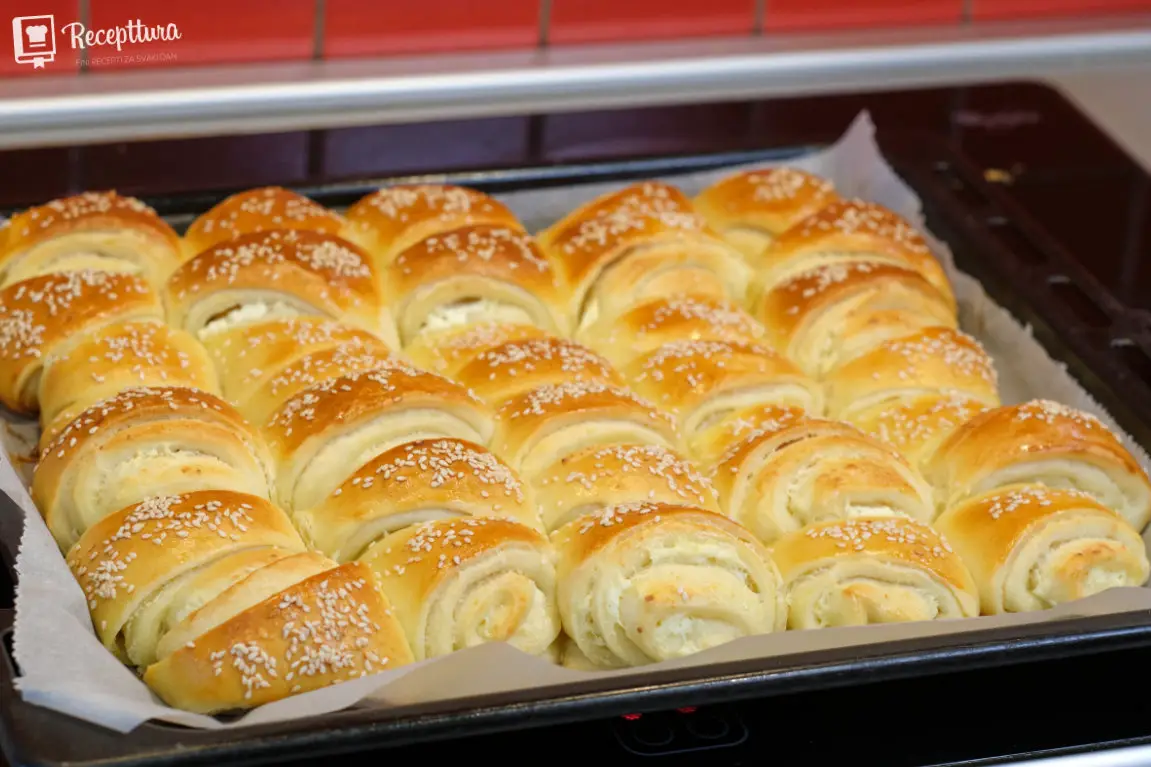 Kupus kifle - fino pecivo s tijestom koje se lista - Recepttura