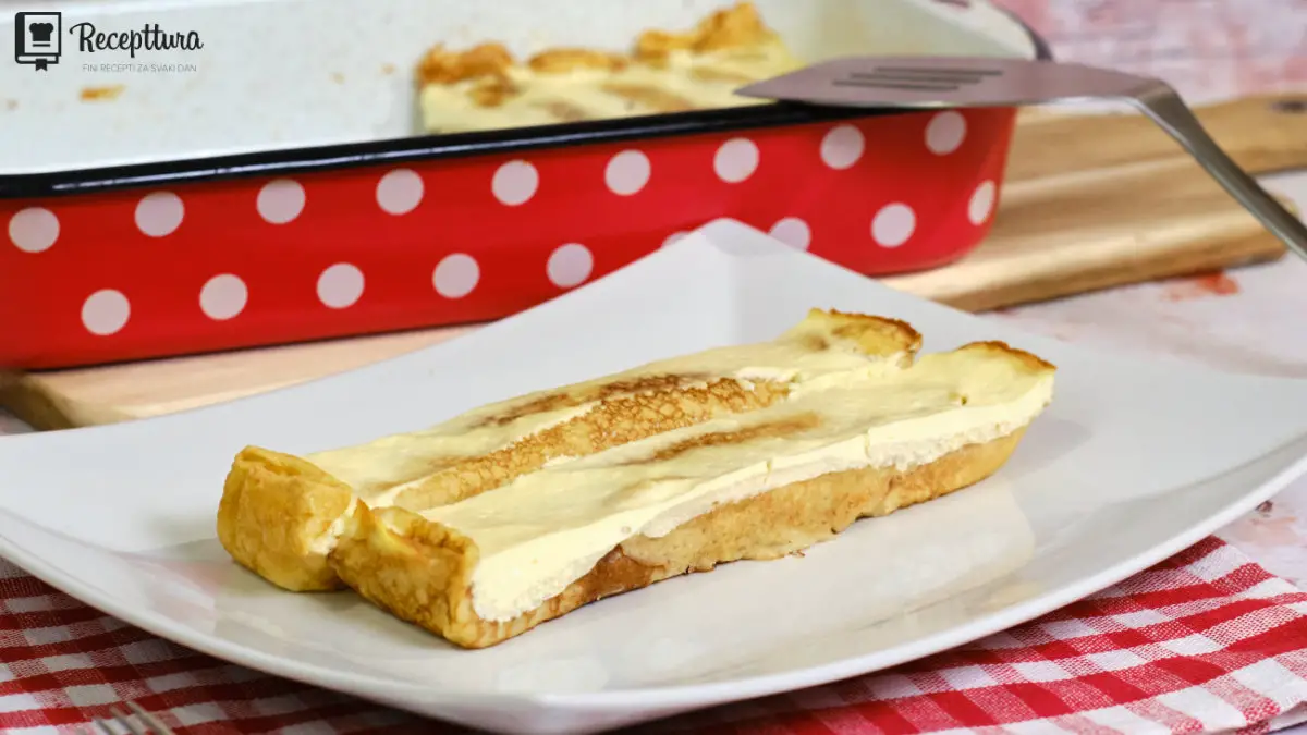 Zapečene palačinke sa sirom - neodoljivi recept iz djetinjstva