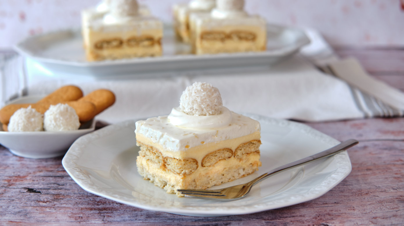 Rafaelo plazma kolač - savršene kremaste kocke