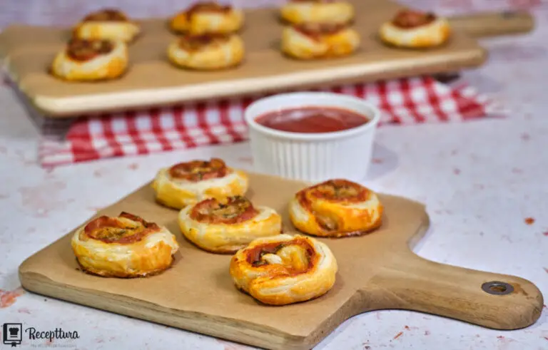 Pizza rolice od lisnatog tijesta - brze, fine i hrskave